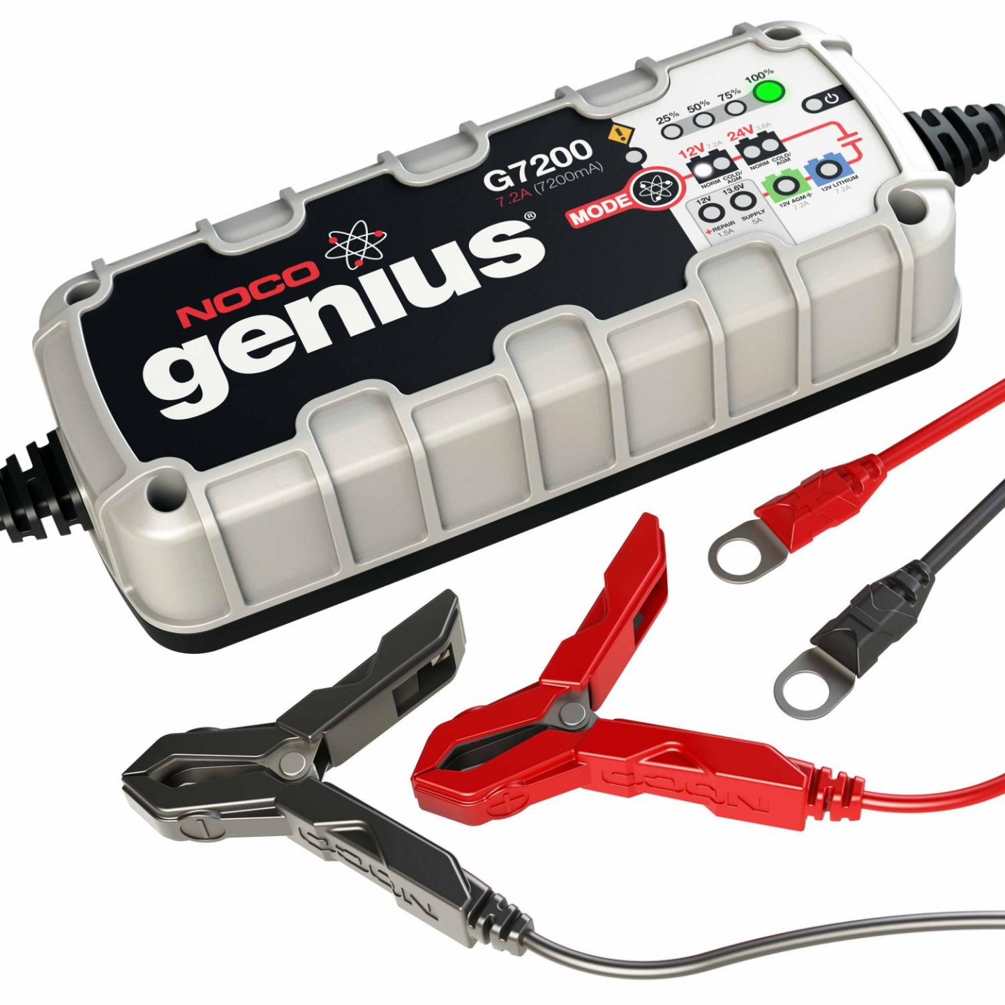Noco Genius G7200 12/24V 7.2A UTGÅTT! – Batteripoolen – Butiken i Borlänge